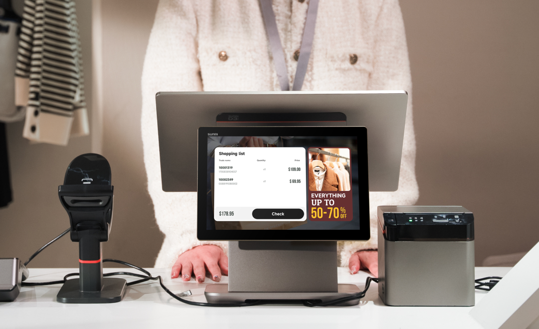 Sunmi D3 Pro | Smart POS Terminal | Mipos ShopTech